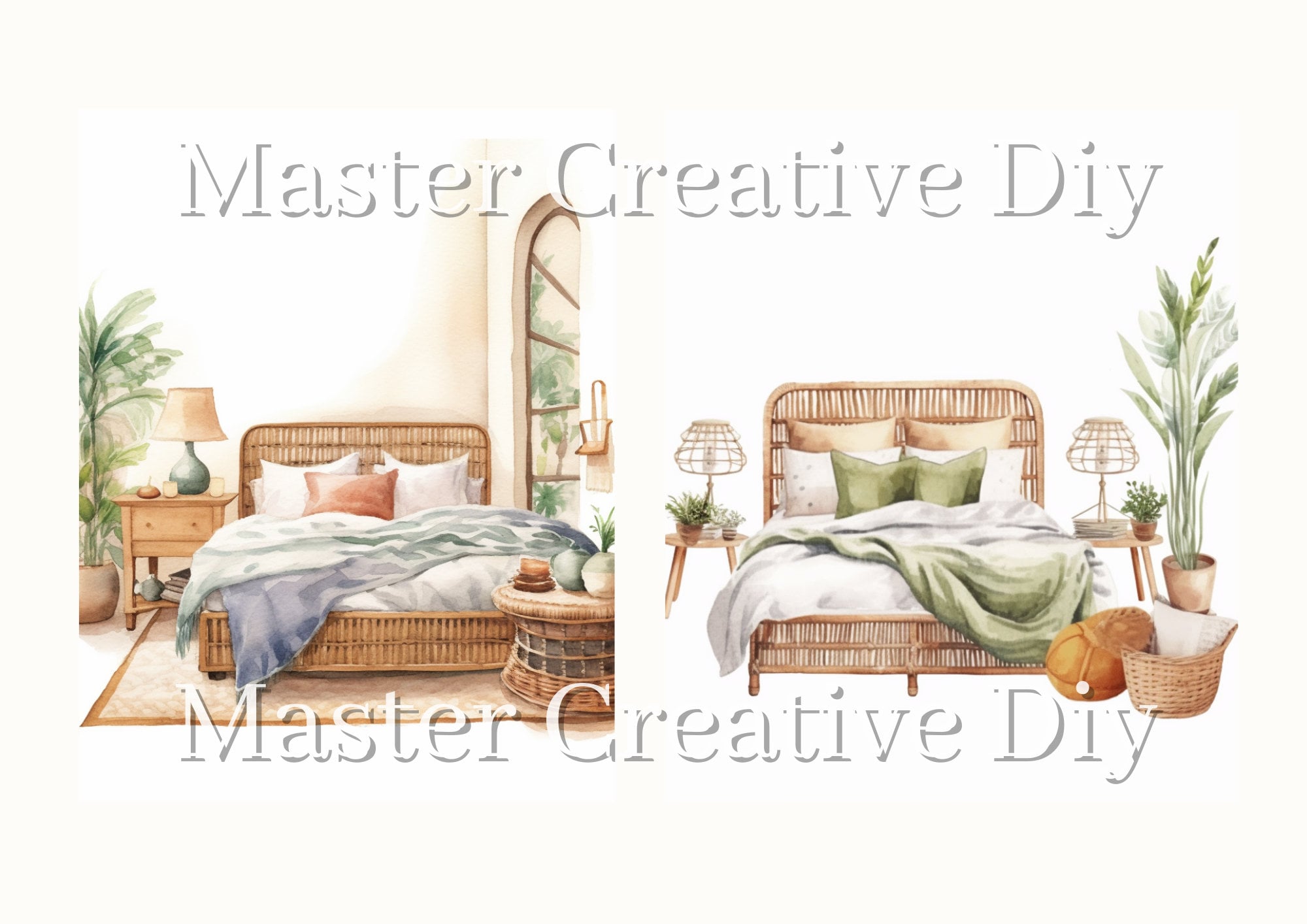 35 Boho Interior Design Coloring Pages for Adults,grayscale Coloring ...