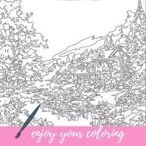 Color by Number for Adult, Paint by Number Printable,mountain Landscape ...