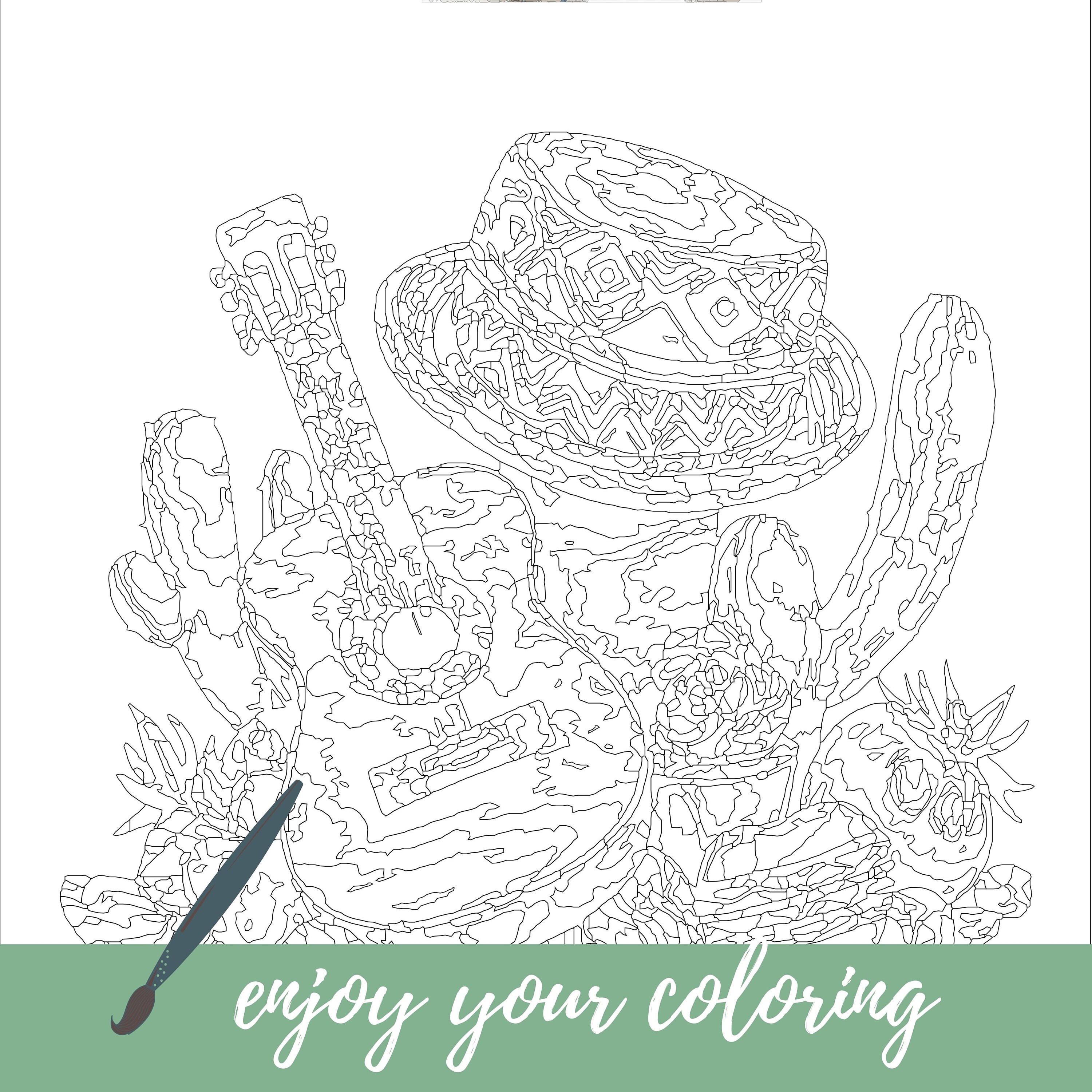 Color by Number for Adult, Paint by Number Printable,mexican Fiesta ...