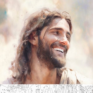 Color by Number Printable,paint by Number Adult,jesus Christ for Pray ...