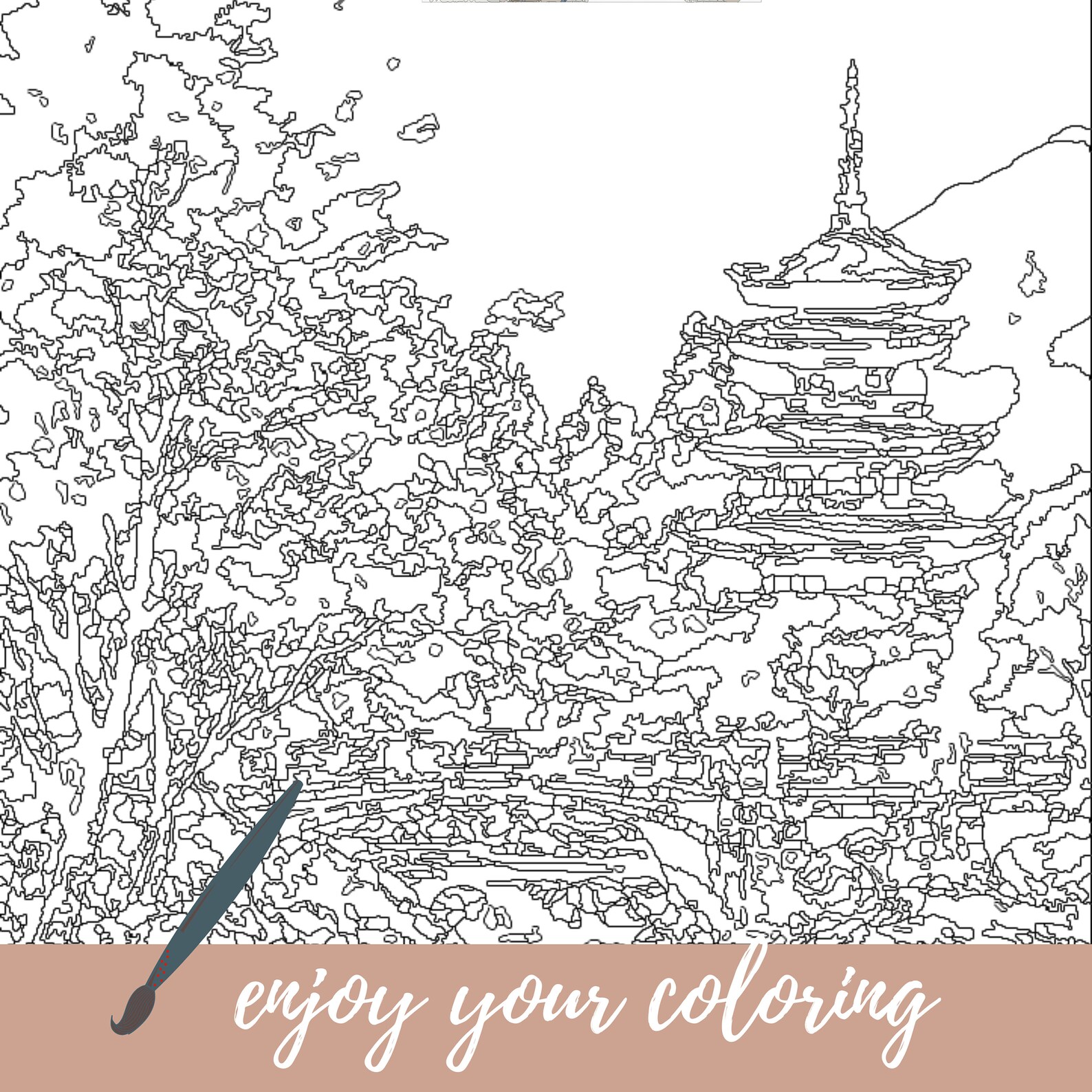 Color by Number for Adult, Paint by Number Printable, Japanese ...