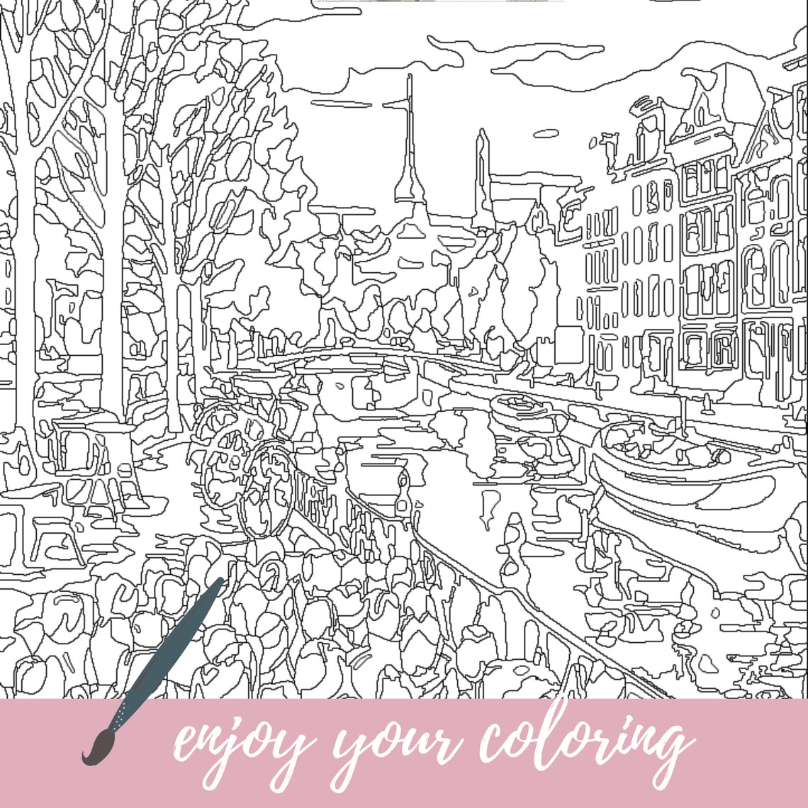 Color by Number for Adult Paint by Number Printable - Etsy