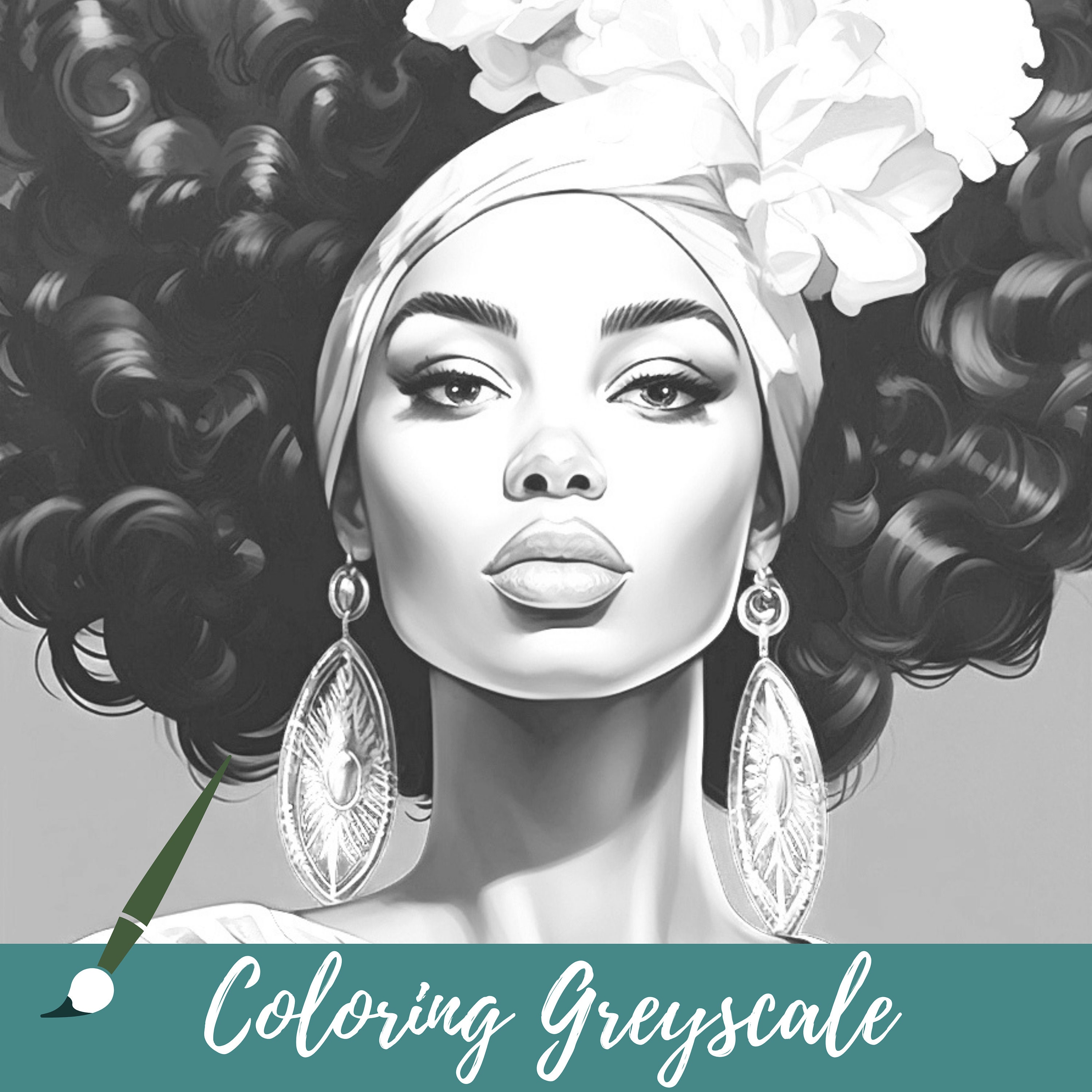 Color by Number for Adult,paint by Number Printable,beautiful Black ...