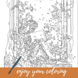 Color by Number for Adult, Paint by Number Printable, Fall Woman ...