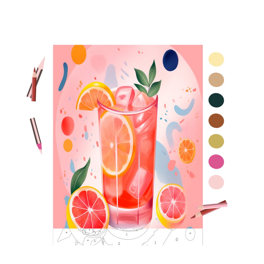 Color by Number for Adult, Paint by Number Printable,beautiful ...