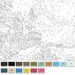 Color by Number for Adult, Paint by Number Printable,mountain Landscape ...