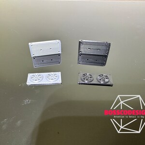 Scale Radiator and Fans, Crawler Accessories, Miniature Figurines, RC ...