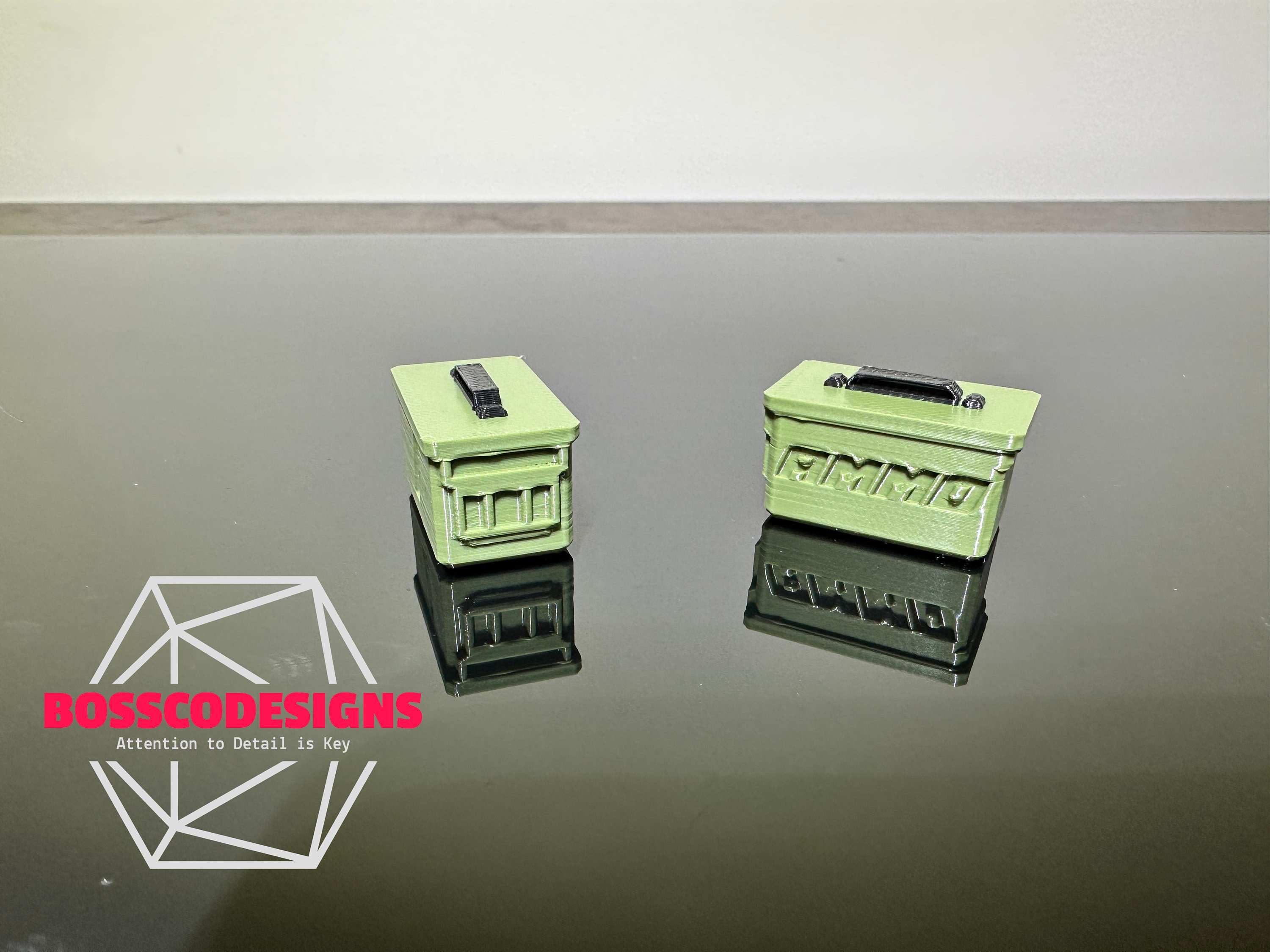 1:10 Scale Ammo Cans Scale Model Stackable Ammo Containers - Etsy Canada