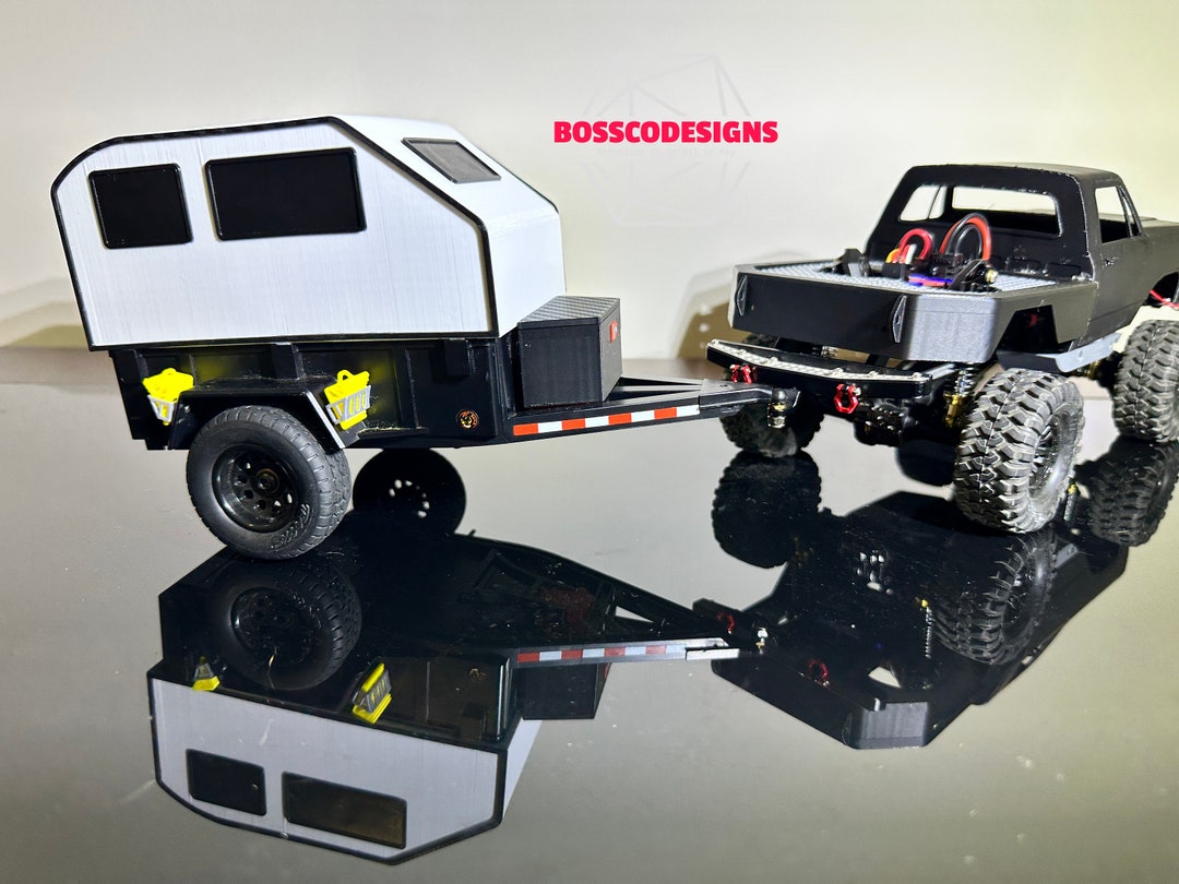 TRX4M Camper for Utility Trailer, Upgrade for Traxxas Utility Trailer ...