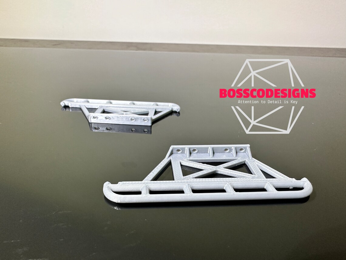 1/24 Scale SCX24 C10 & Bronco Rock Sliders, RC Crawler Accessories ...