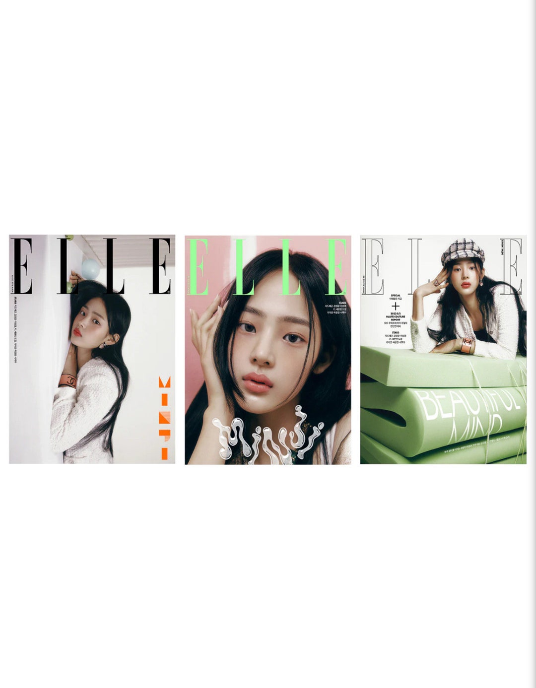 Newjeans Minji Magazine ELLE Magazine 2023-03 Kpop - Etsy