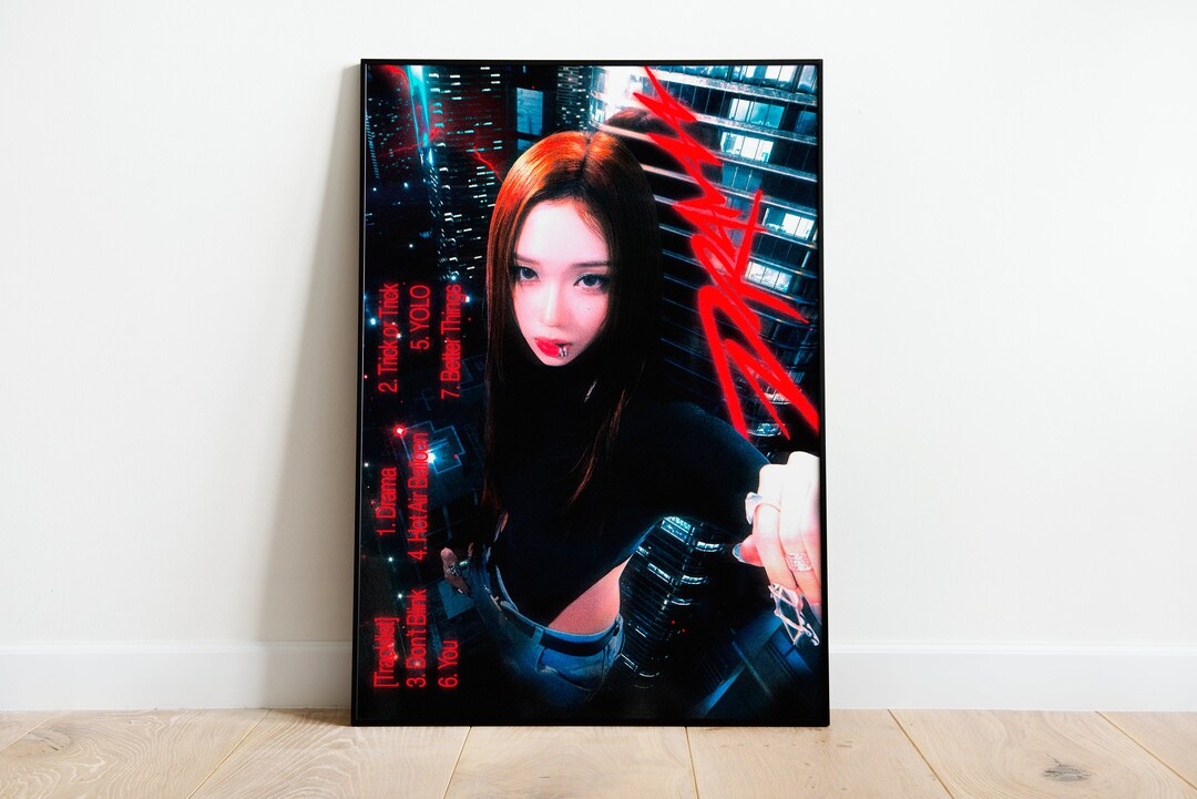 Winter Aespa Drama Tracklist Aesthetic Kpop Idol Satin Poster Digital ...