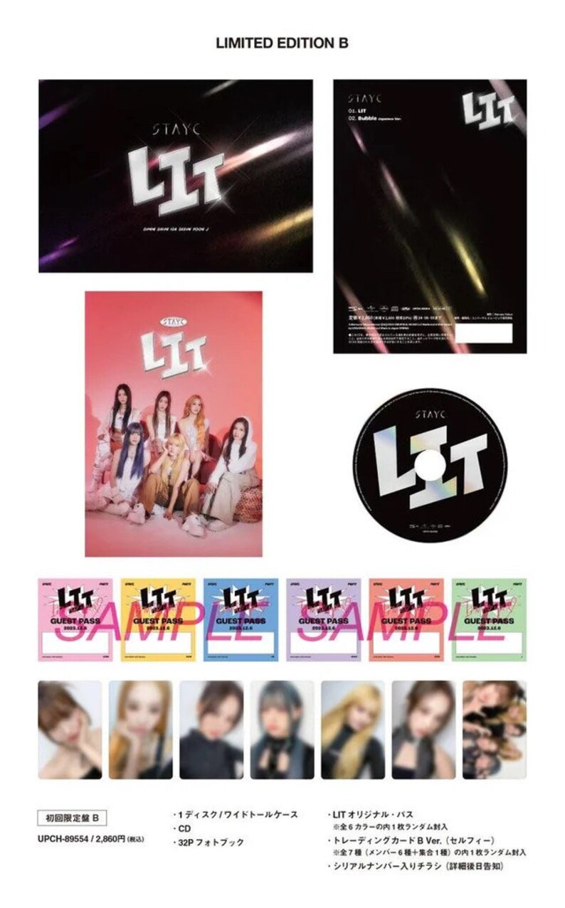 STAYC LIT Album Kpop Single Jpop EP japan Import - Etsy