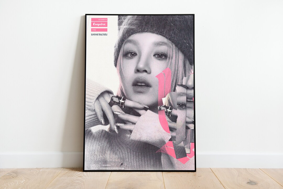 Yuqi GI-DLE Aesthetic Minimalistic Kpop Satin Poster - Etsy