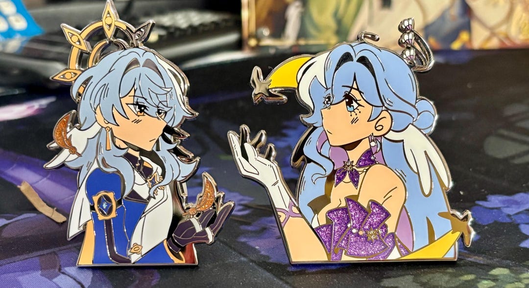 Honkai:star Rail- Robin and Sunday Hard Enamel Pin - Etsy