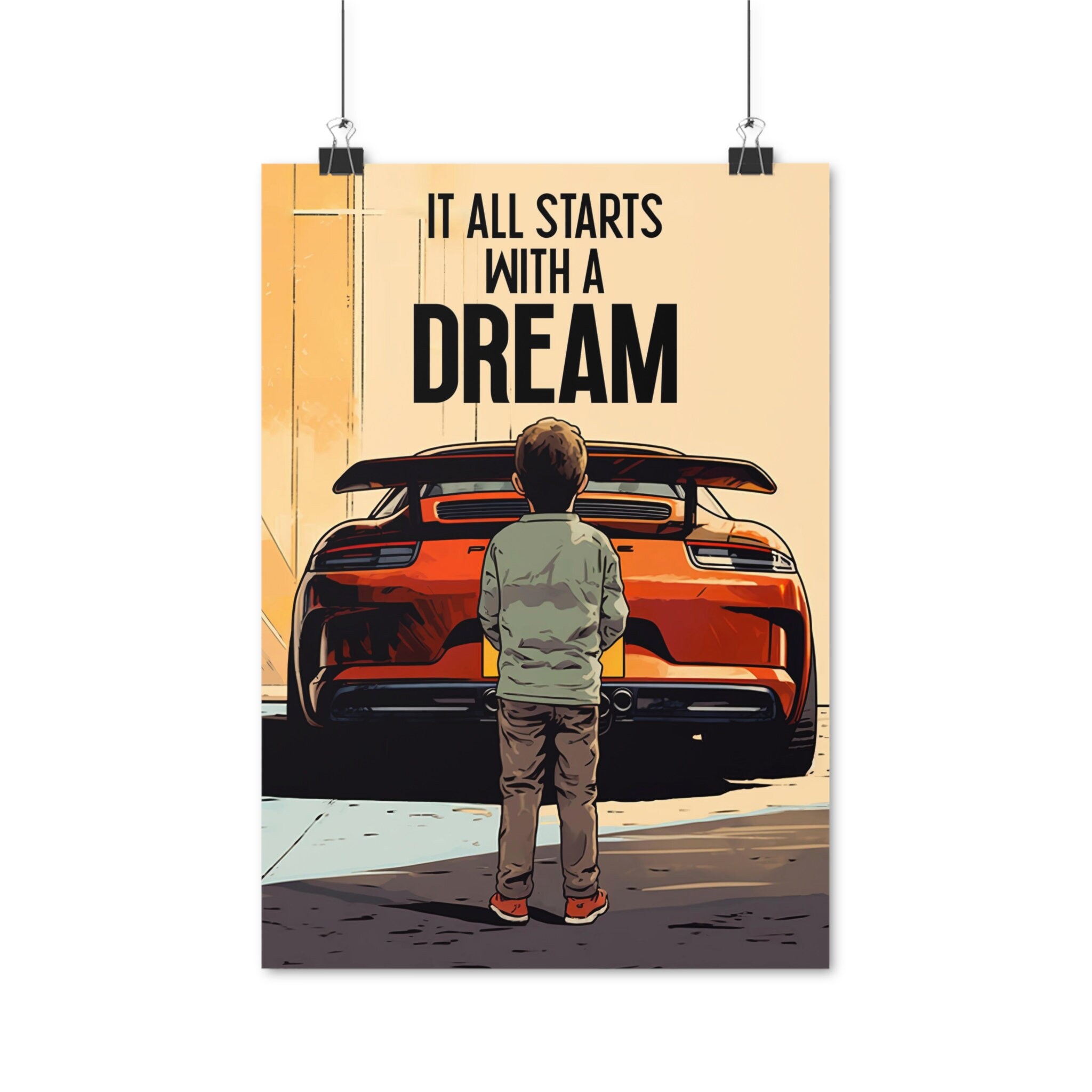 It All Starts With a Dream Poster - Etsy