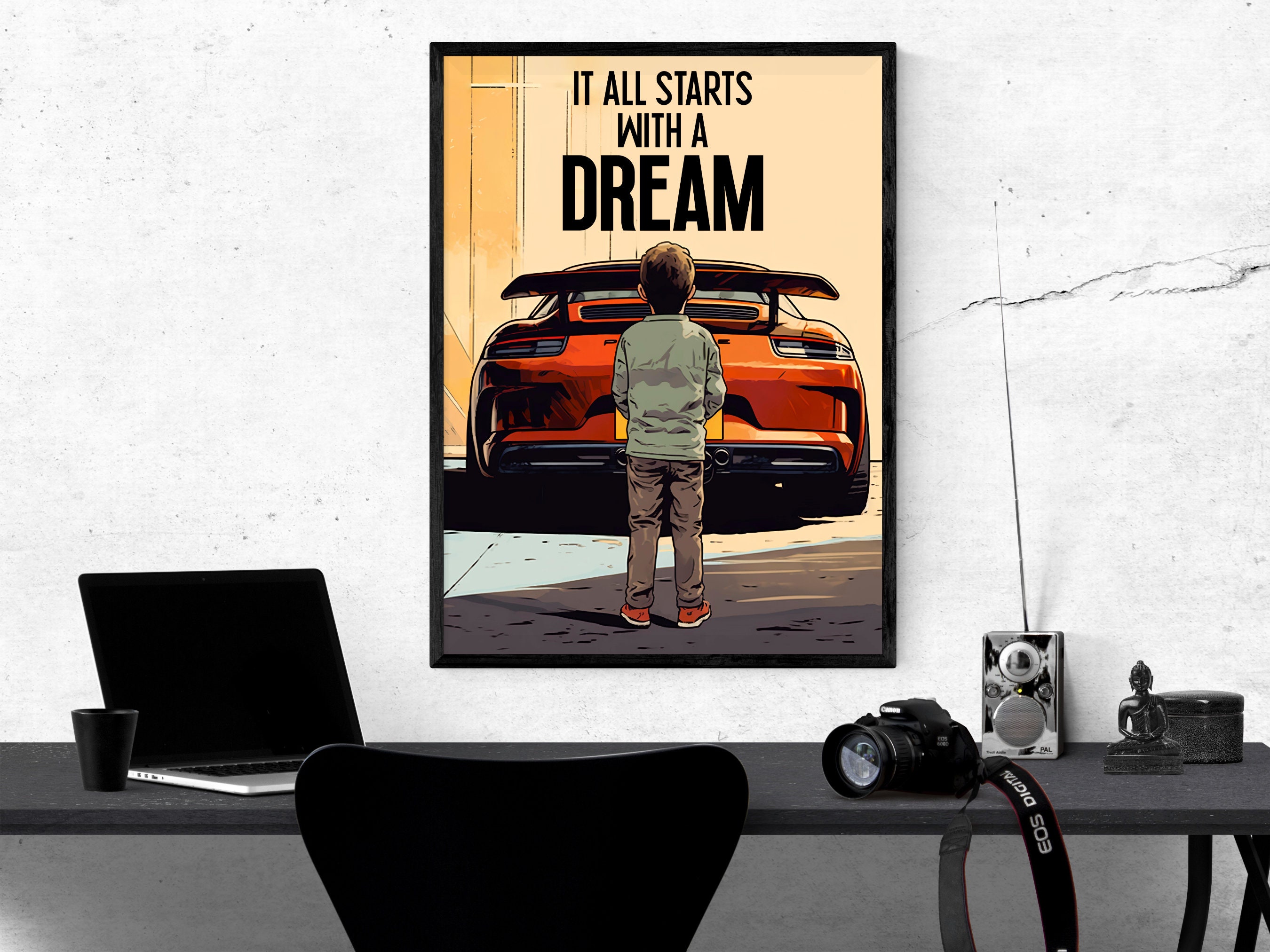 It All Starts With a Dream Poster - Etsy