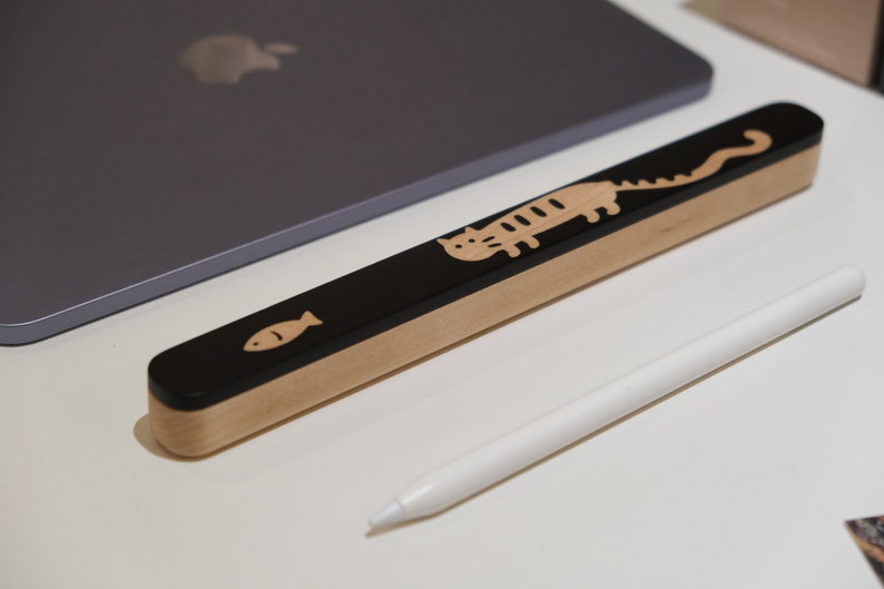 Wooden Apple Pencil Case - Etsy