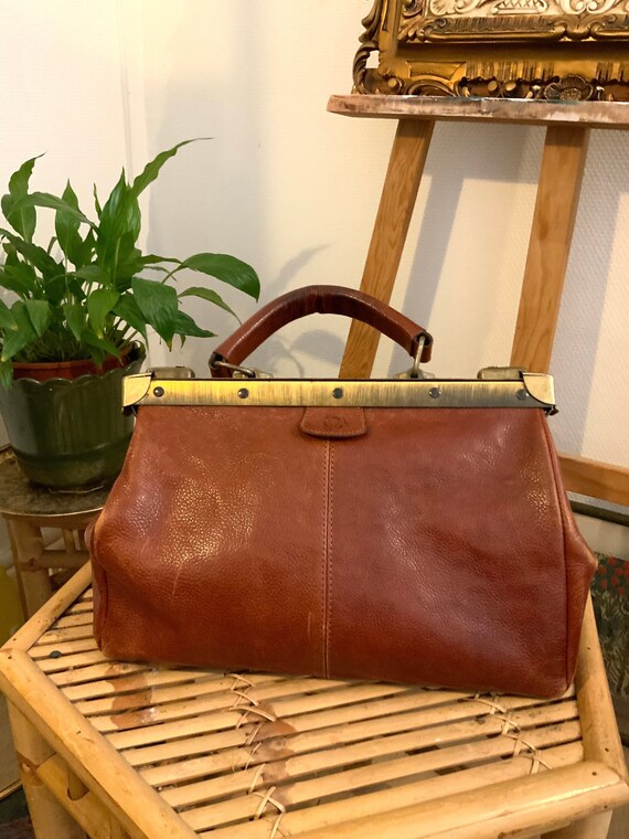 Genuine Leather Doctor's Bag - Vintage - Rare Piece -… - Gem