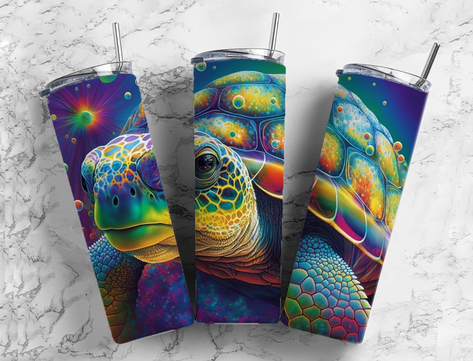 Sea Turtle 20oz Sublimation Tumbler Design I See You 9.2 X - Etsy