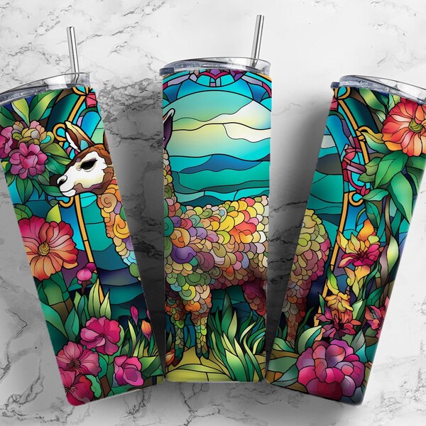 Alpaca Stained Glass - Etsy