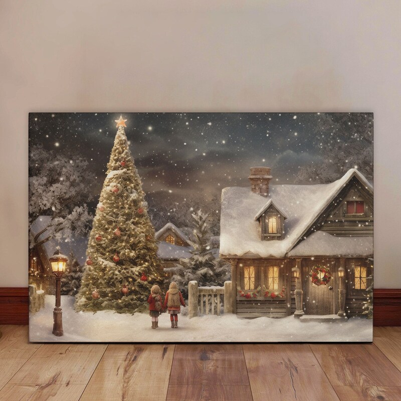 Christmas Canvas - Etsy