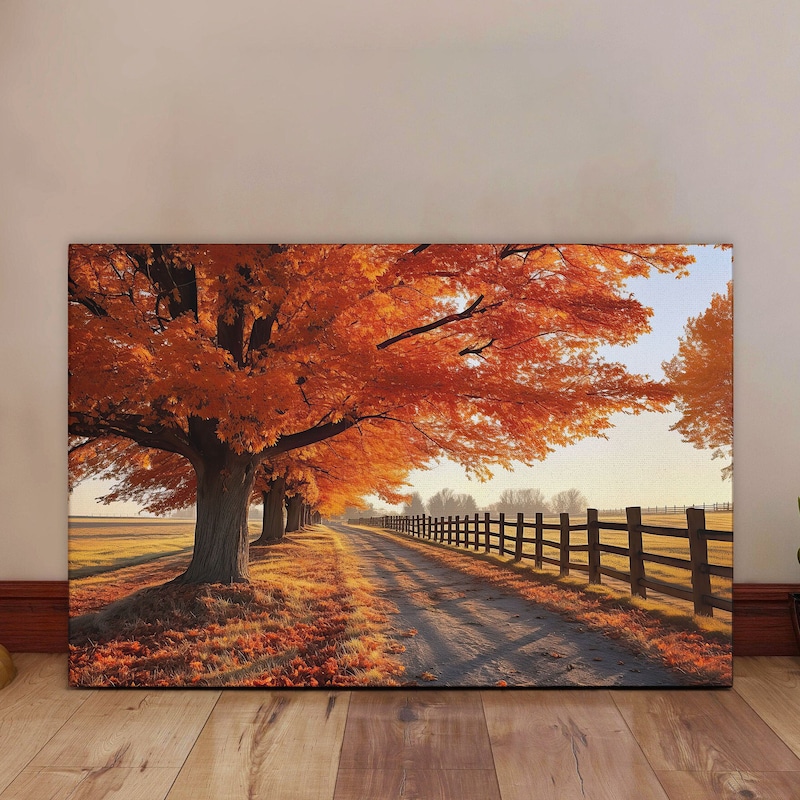 Fall Canvas Wall Art - Etsy