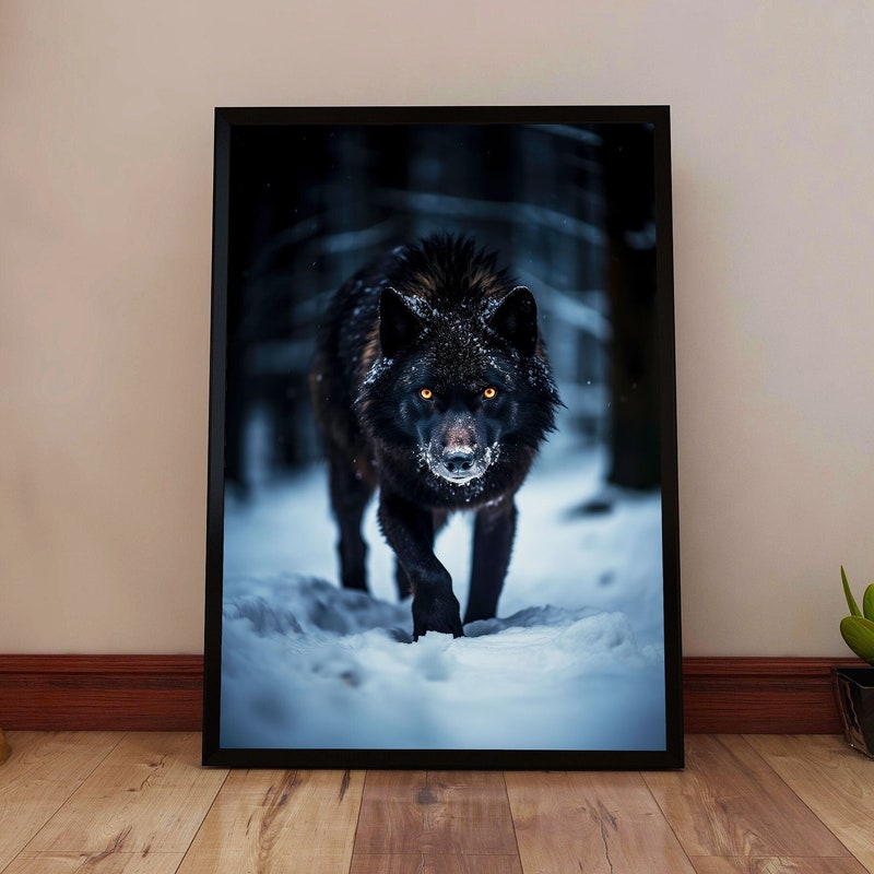Wolf Poster - Etsy