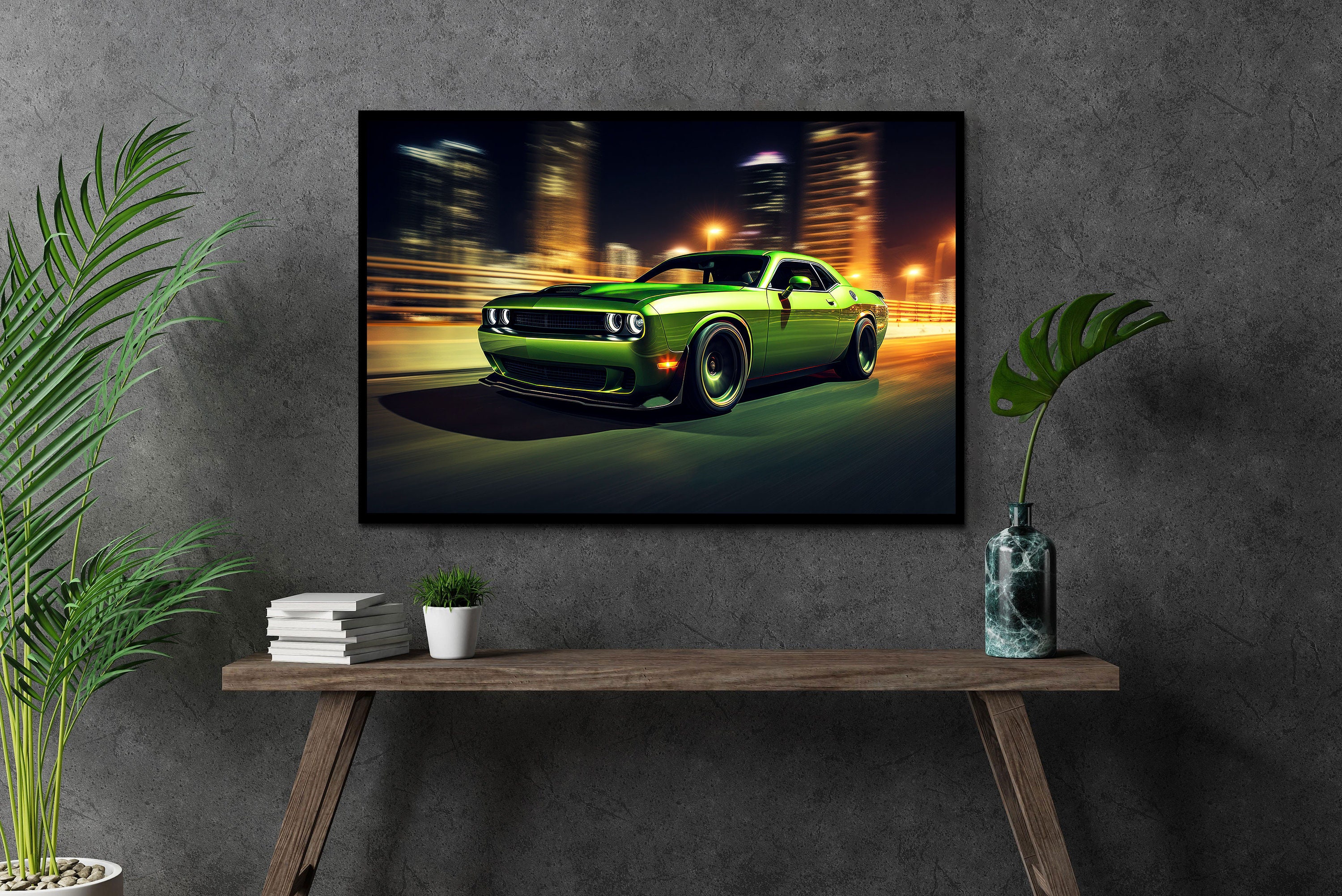 2015 Dodge Challenger SRT Hellcat Dodge Challenger Poster Dodge ...