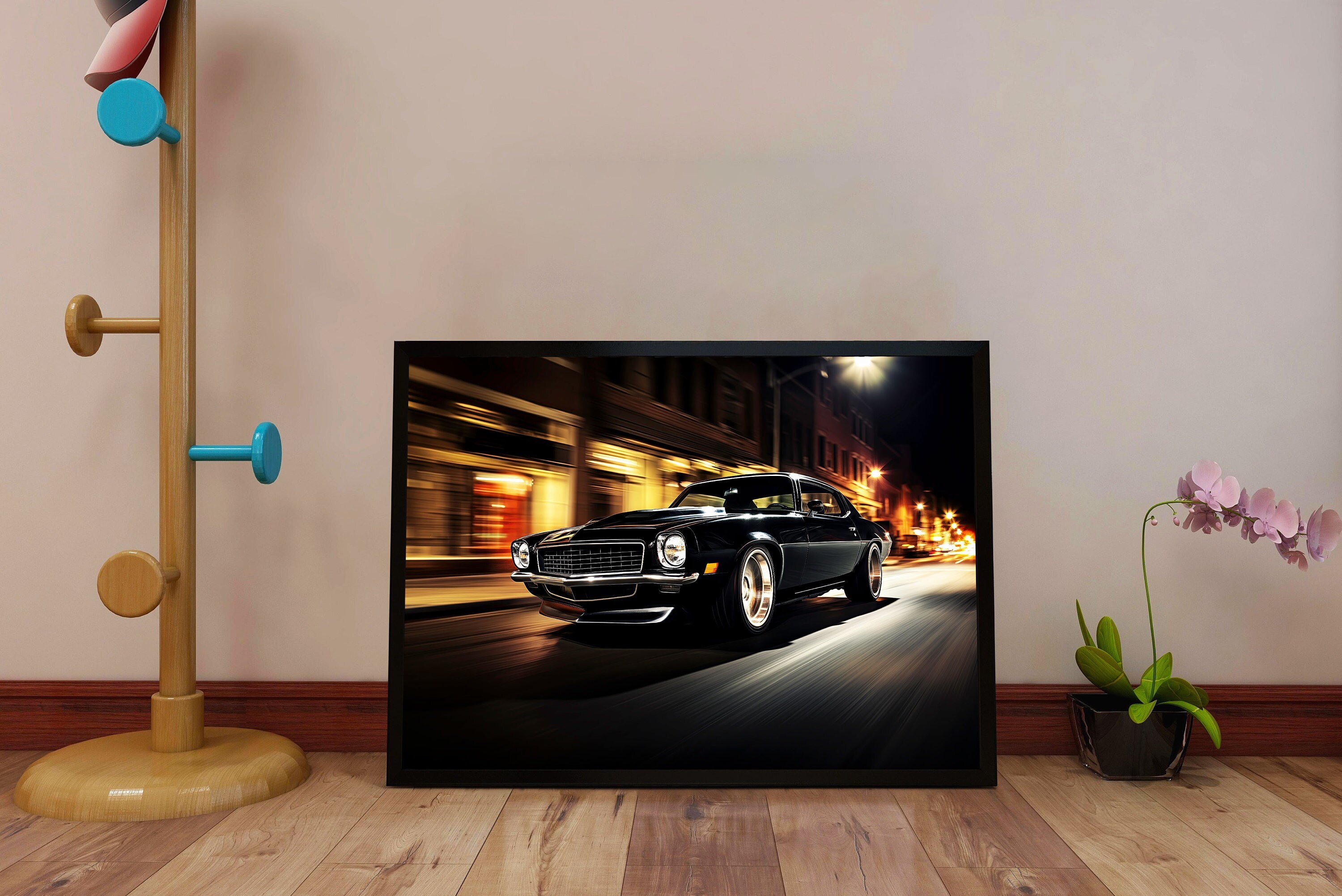 1972 Chevrolet Camaro Chevy Camaro Poster Chevy Camaro Print Muscle Car ...