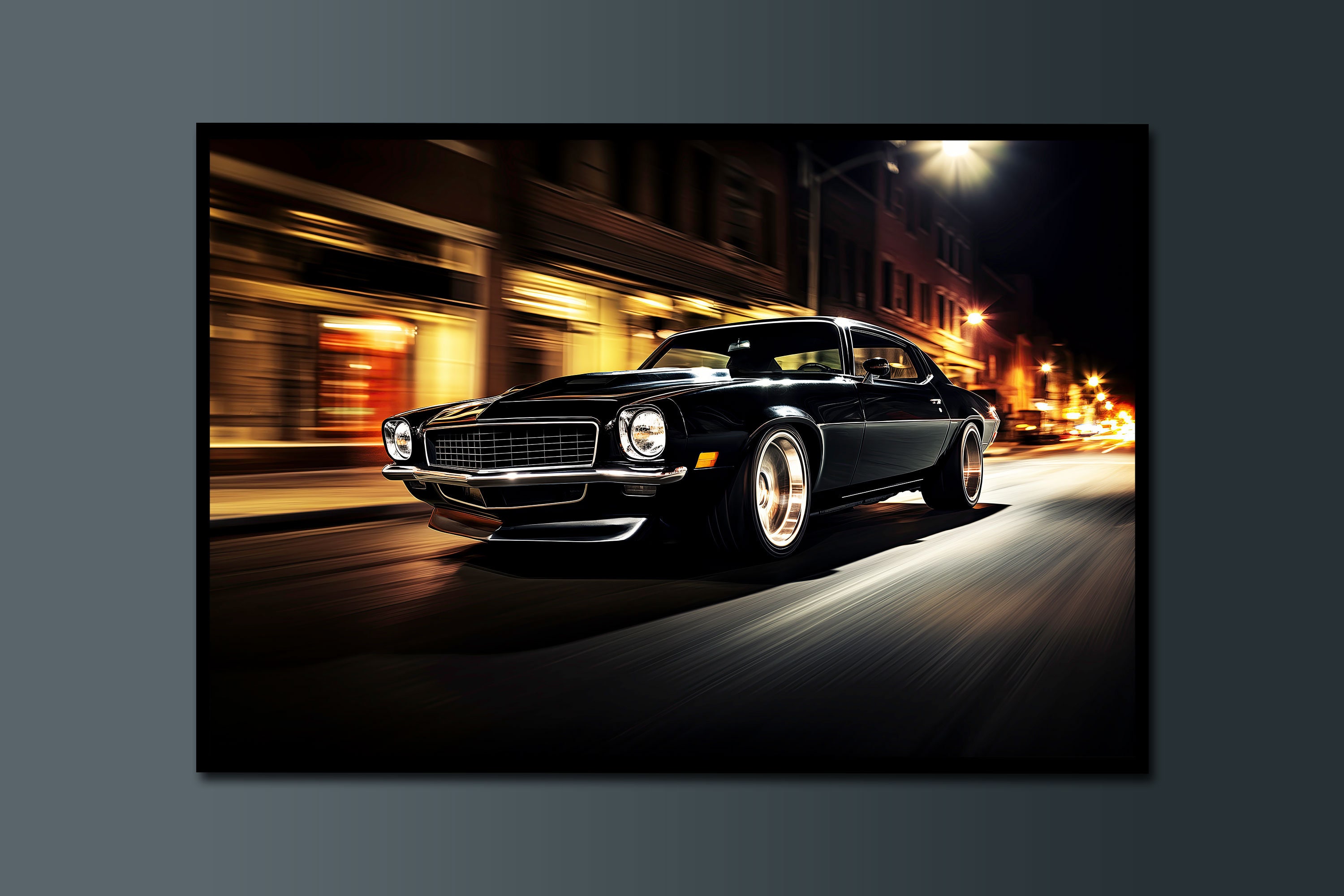 1972 Chevrolet Camaro Chevy Camaro Poster Chevy Camaro Print Muscle Car ...