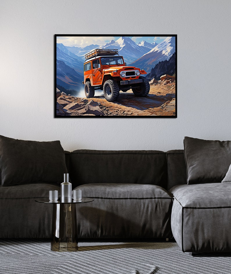 1977 Toyota Land Cruiser FJ40 Toyota Land Cruiser Poster Toyota Land ...