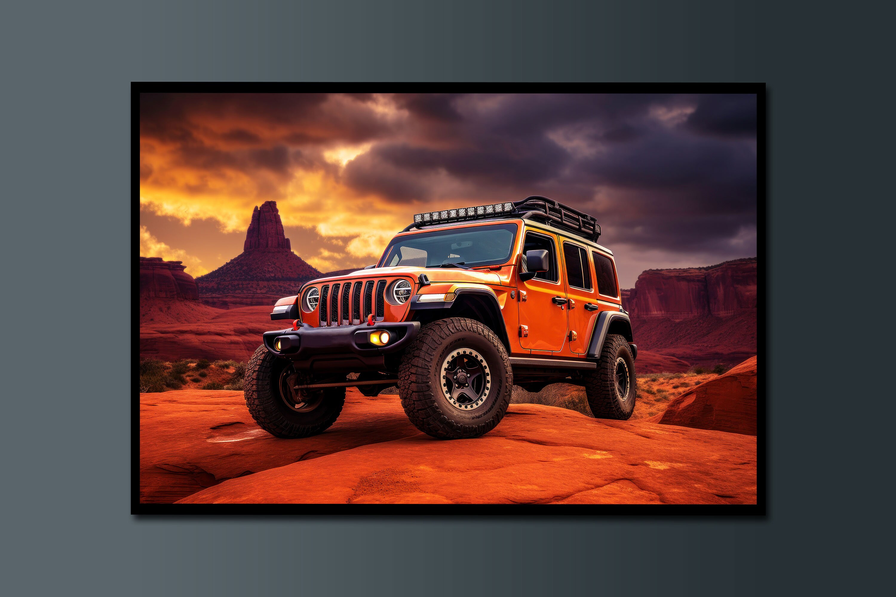2020 Jeep Wrangler Rubicon Poster - Off-road 4x4 Adventure Art - Jeep ...