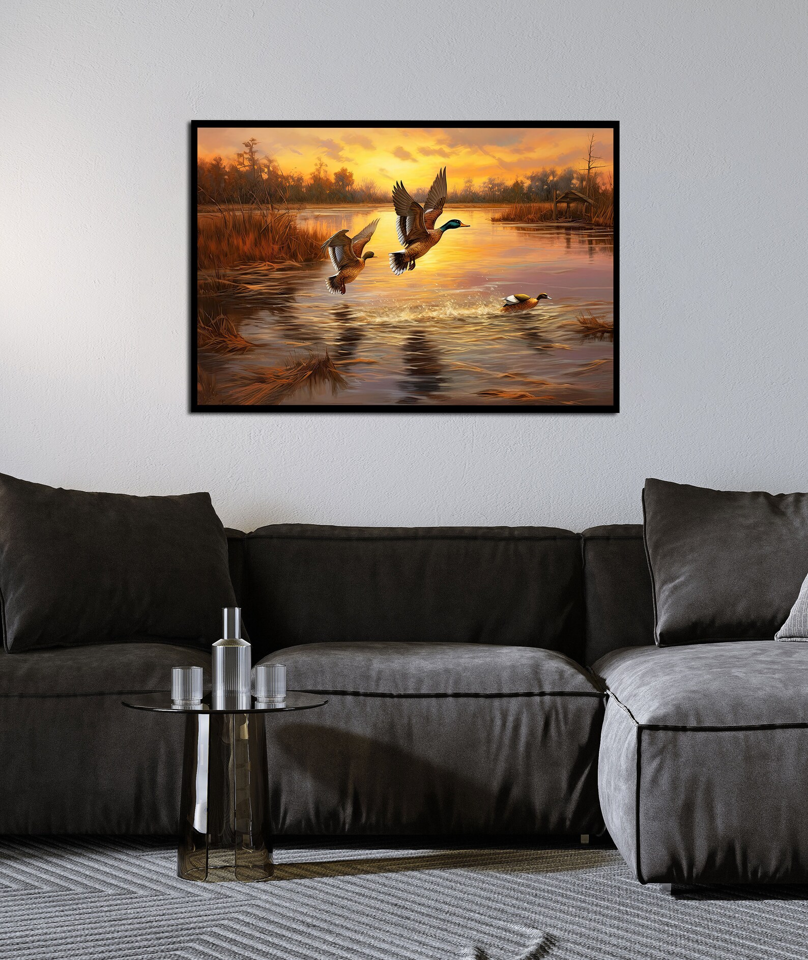Mallard Ducks Poster - Duck Hunting Wall Art - Waterfowl Decor ...