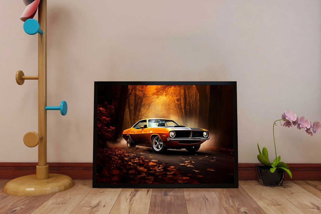 1970 Plymouth Barracuda Poster - Classic Muscle Car Wall Art - Cuda ...