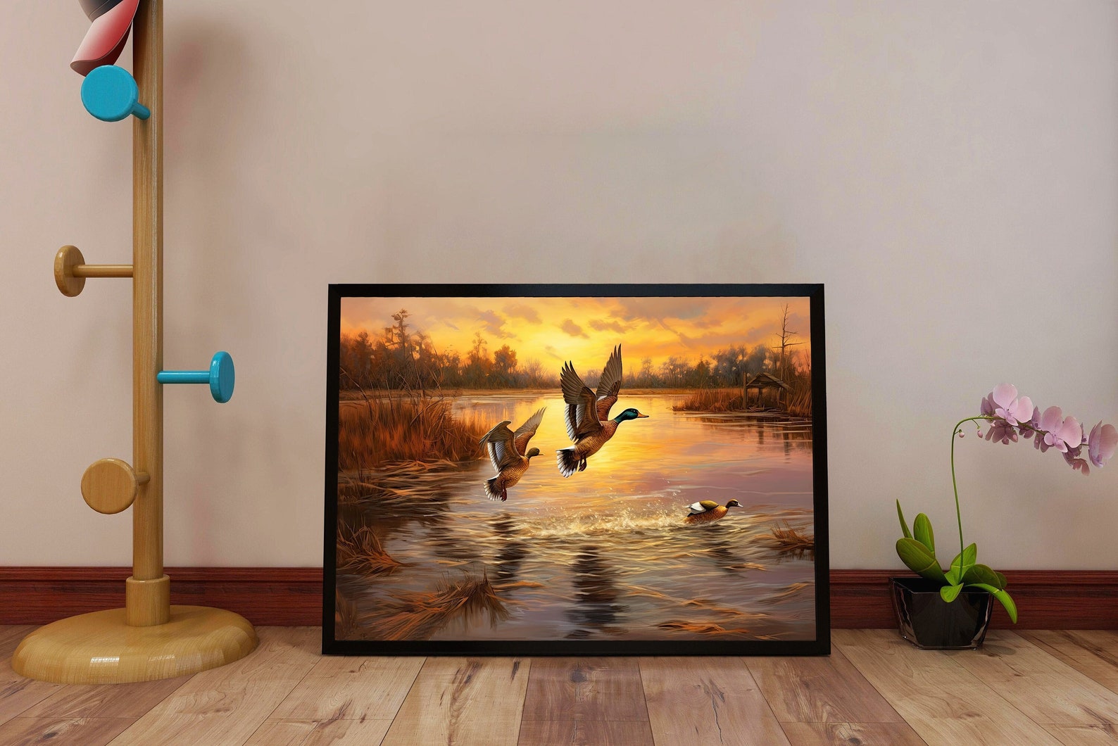 Mallard Ducks Poster - Duck Hunting Wall Art - Waterfowl Decor ...