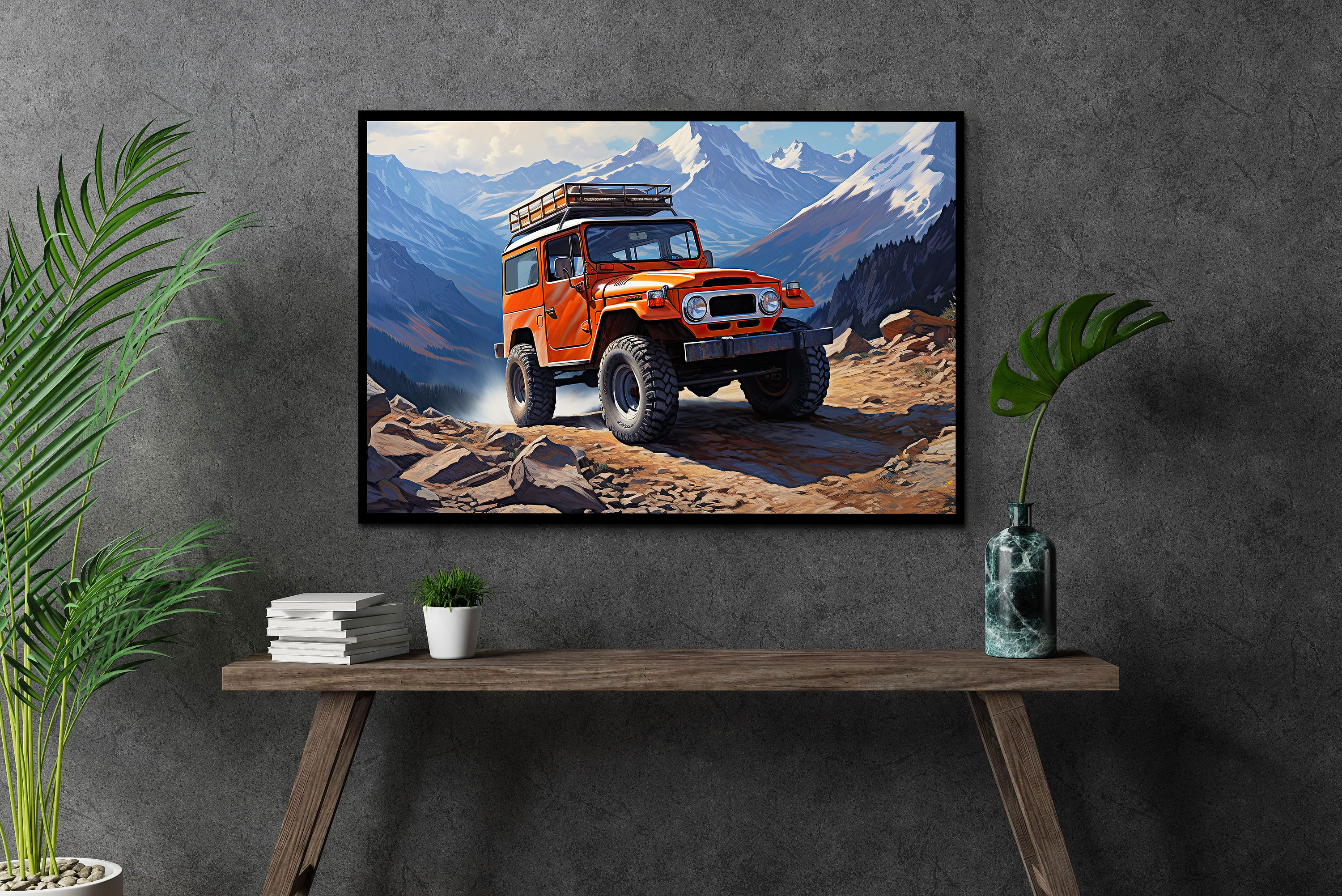 1977 Toyota Land Cruiser FJ40 Toyota Land Cruiser Poster Toyota Land ...