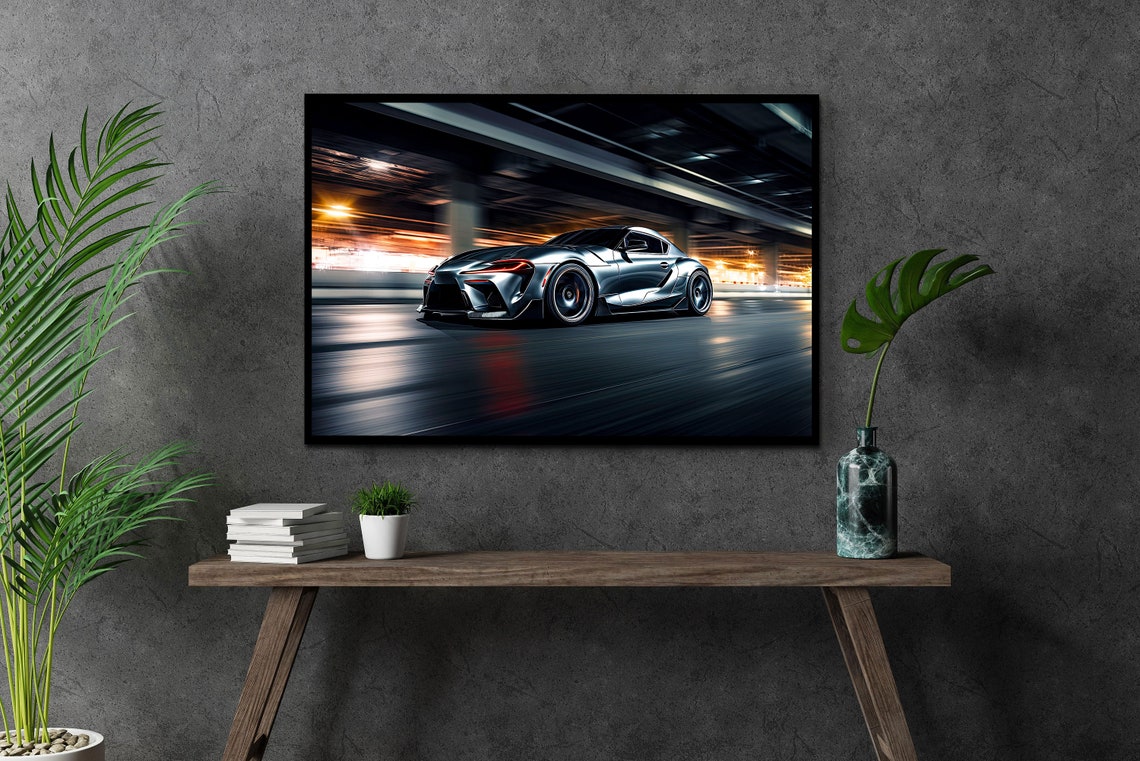 2020 Toyota GR Supra Toyota Supra Poster Toyota Supra Print Toyota ...