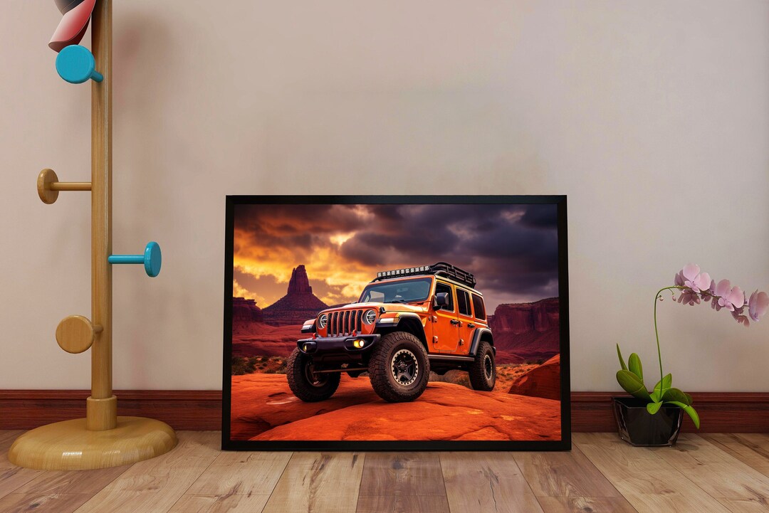 2020 Jeep Wrangler Rubicon Poster - Off-road 4x4 Adventure Art - Jeep ...