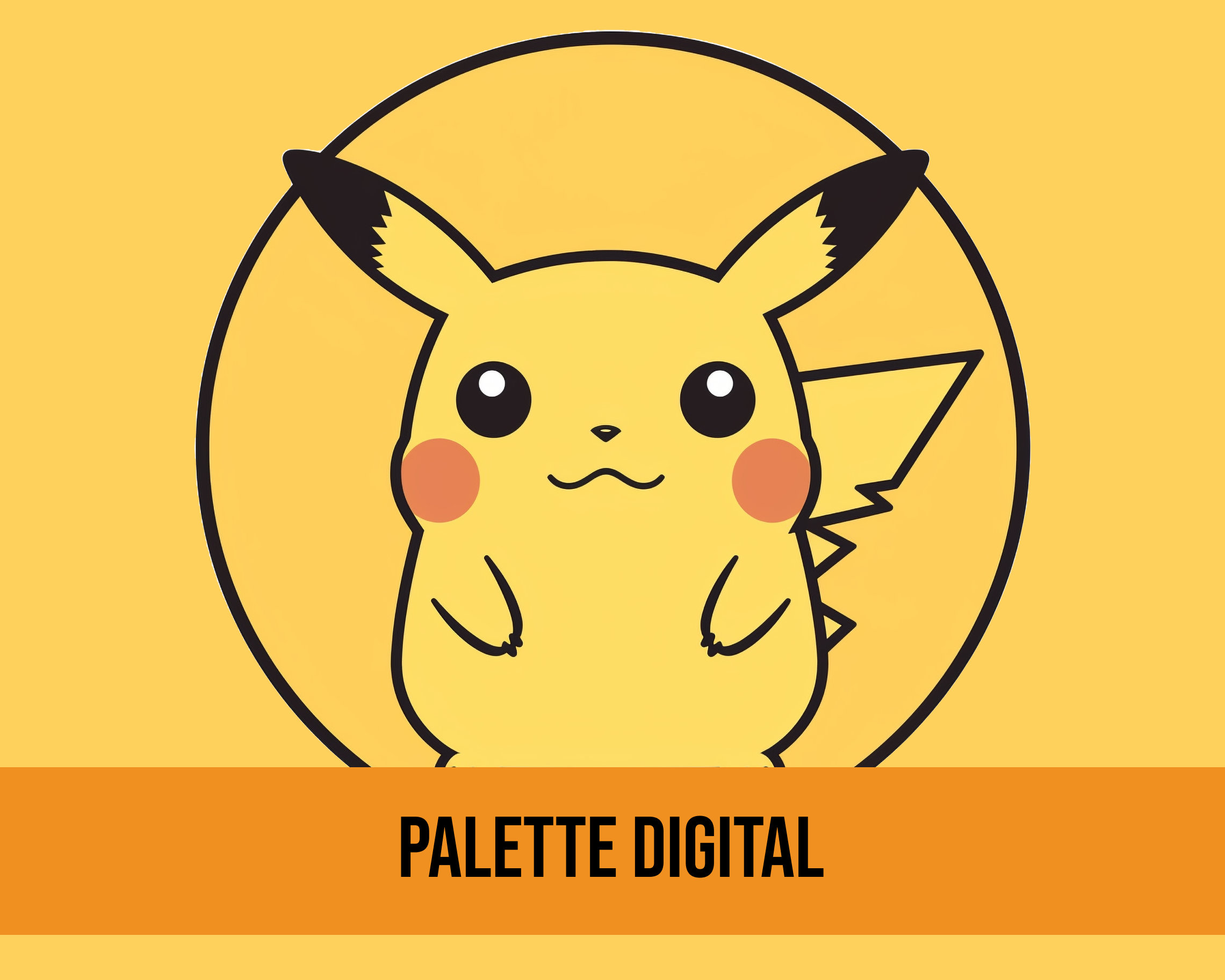 Cool Pikachu Logo | Gaming Logo Design | PNG & SVG | Instant Download ...