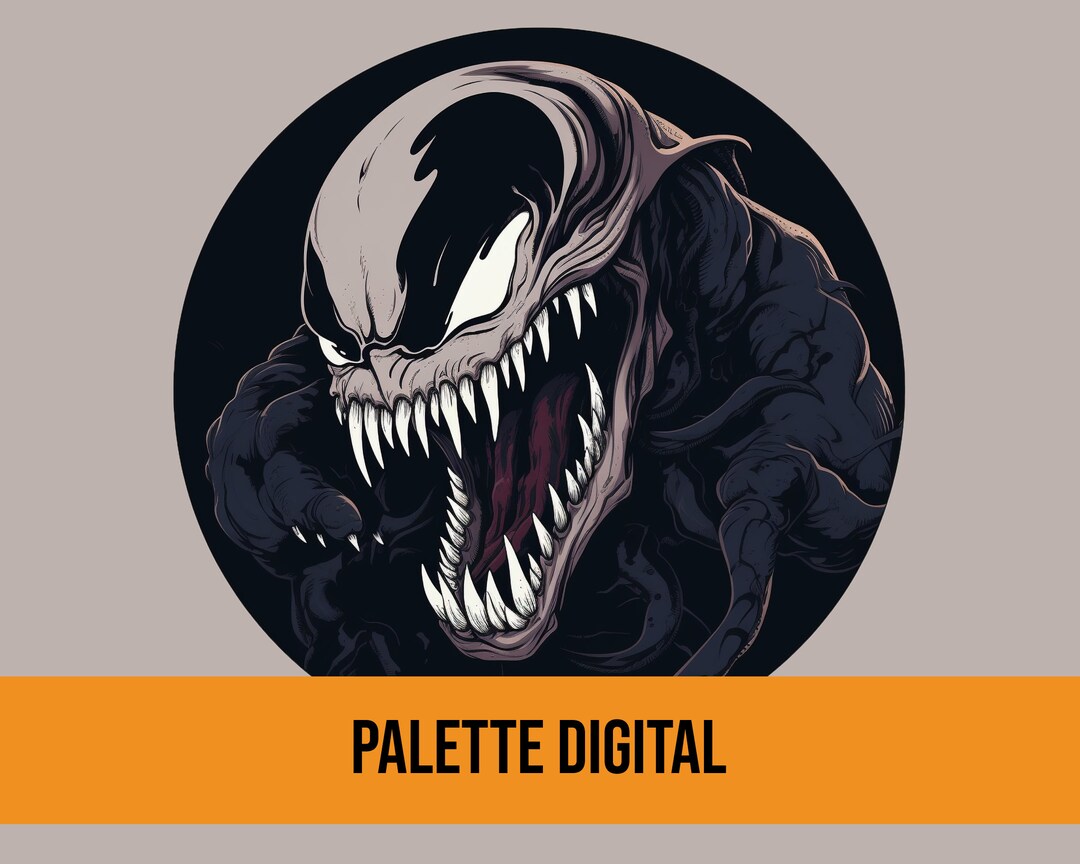 Cool Venom Logo Gaming Logo Design PNG & SVG Instant Download Venom ...