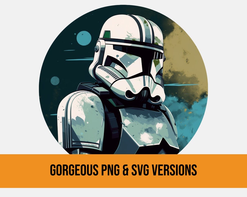 Cool Clone Trooper Logo Gaming Logo Design PNG & SVG - Etsy