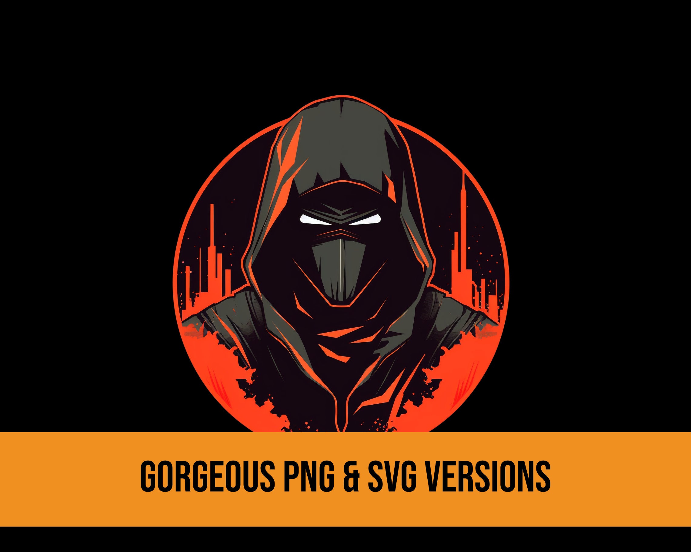 Cool Ninja Logo | Gaming Logo Design | PNG & SVG | Instant Download ...