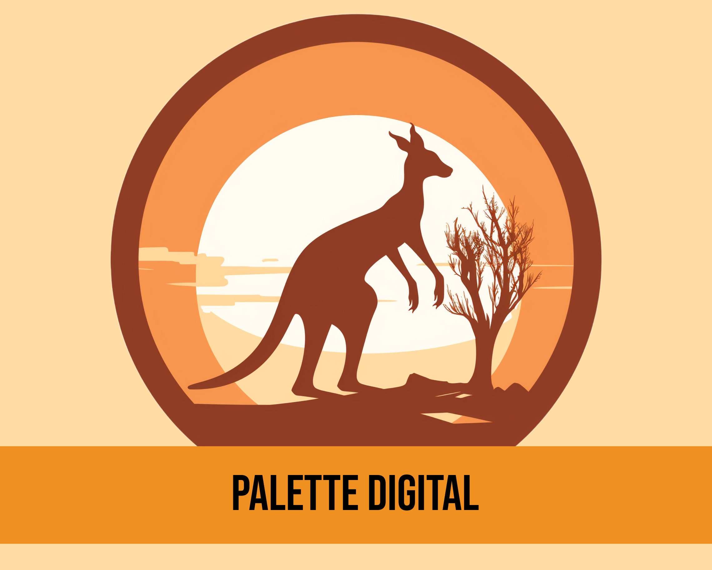 Cool Kangaroo Logo | Gaming Logo Design | PNG & SVG | Instant Download ...