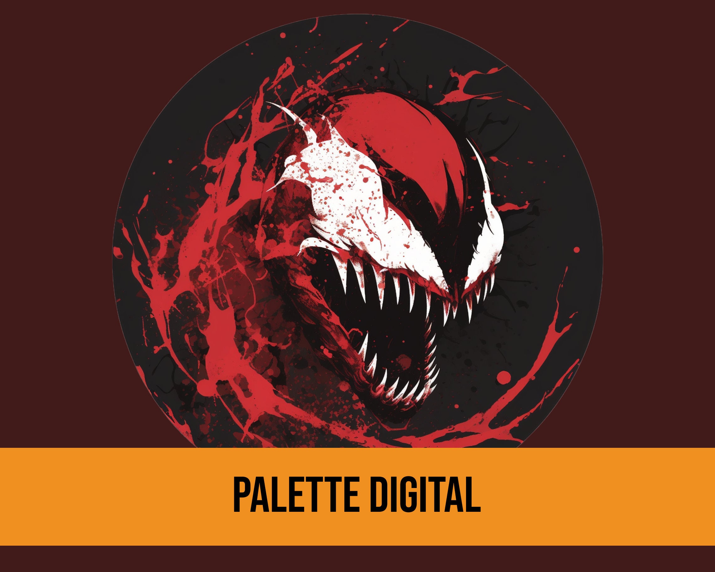 Cool Carnage Logo Gaming Logo Design PNG & SVG Instant Download Carnage ...