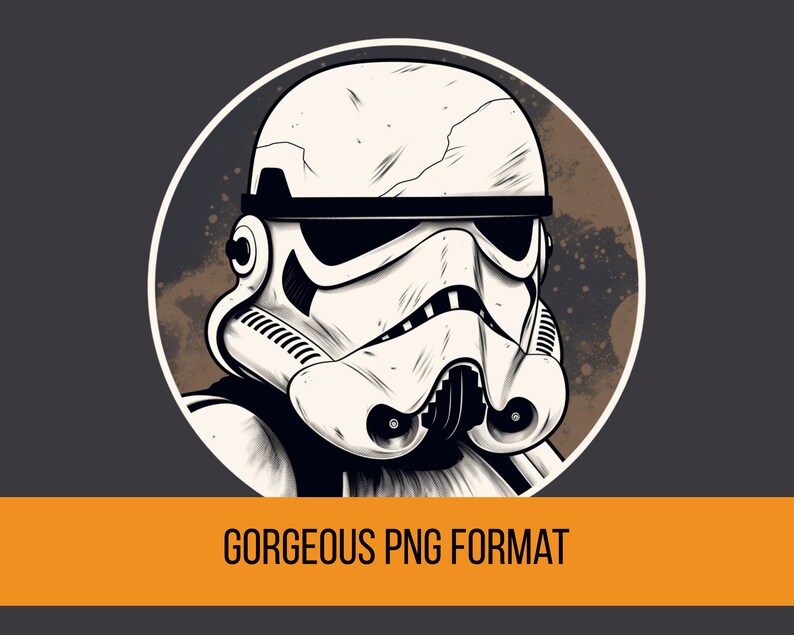 Cool Stormtrooper Logo Gaming Logo Design PNG Format Instant Download ...