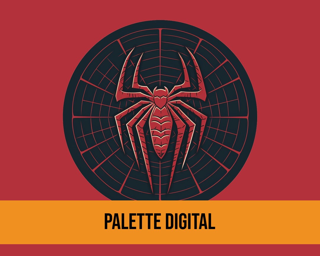 Cool Spiderman Logo Gaming Logo Design PNG & SVG Instant Download ...