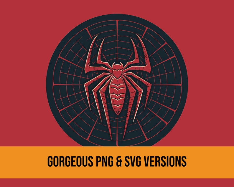 Cool Spiderman Logo Gaming Logo Design PNG & SVG Instant Download ...