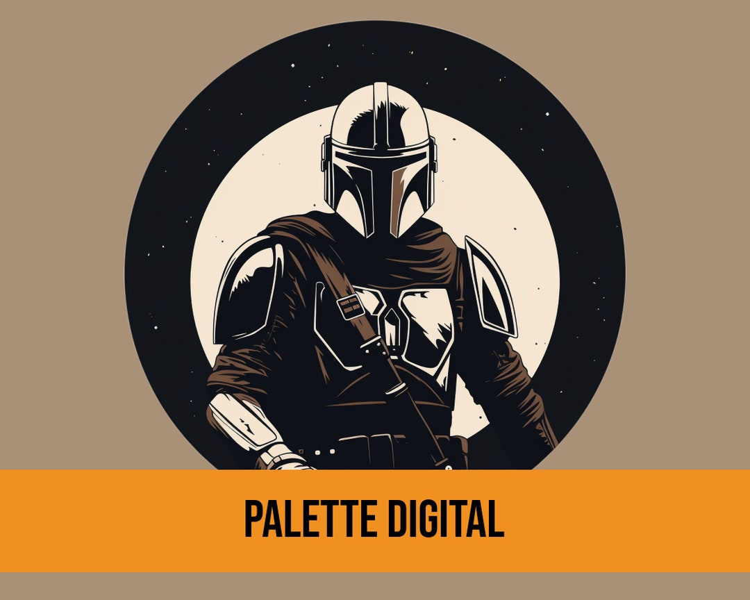 Cool the Mandalorian Logo Gaming Logo Design PNG and SVG Instant ...