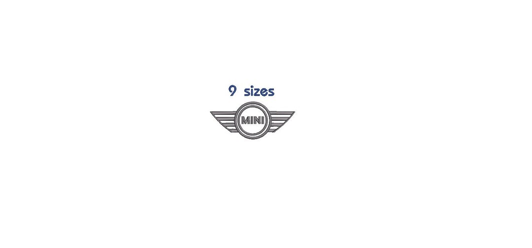 MINI Cooper Embroidery Design M Line Logo Sportcar Machine File Speed ...